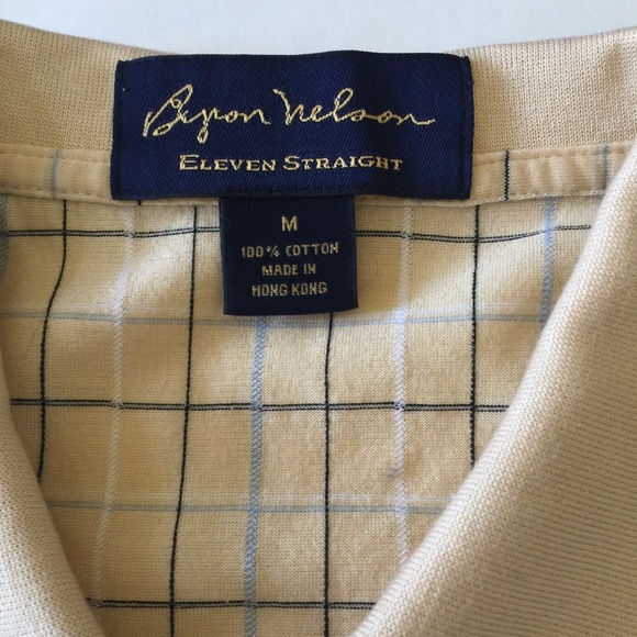 Byron Nelson | Shirts | Bryon Nelson Eleven Straight Golf Polo Shirt M ...